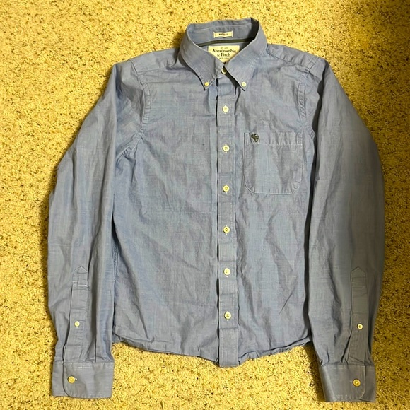 Abercrombie & Fitch | Shirts | Abercrombie Fitch Long Sleeve Muscle Fit Button Up Dress Shirt ...